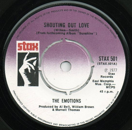 Buy The Emotions : Shouting Out Love Vinyl Record – Dead Air Records