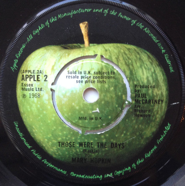 Buy Mary Hopkin : Those Were The Days Vinyl Record – Dead Air Records