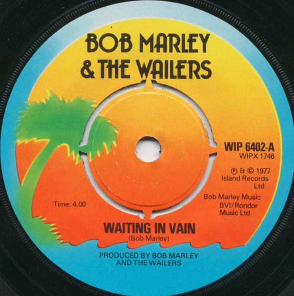 Buy Bob Marley & The Wailers : Waiting In Vain Vinyl Record – Dead Air Records