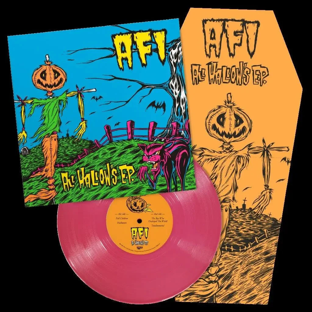 AFI - All Hallow’s E.P. (25th Anniversary Edition on Pink Vinyl) – Dead ...